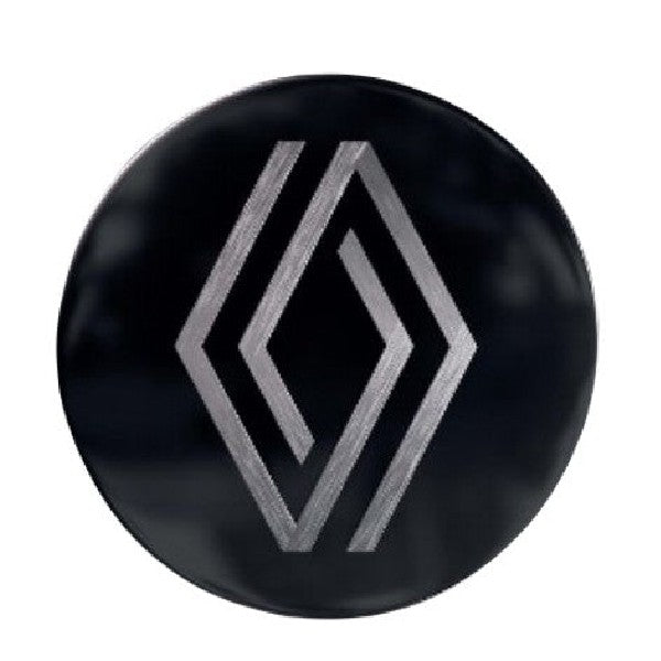 Genuine Renault Centre Cap, Ice Black & Brushed aluminium | 403158935R