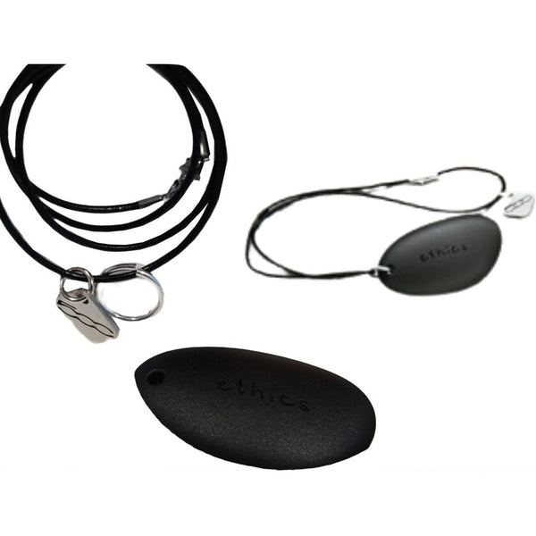 Genuine Fiat 500e Pebble Stone Set - Pendant + Amulet | 71808829