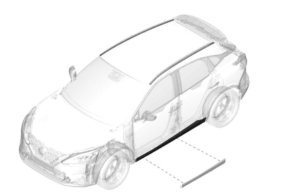 Genuine Nissan Qashqai J12 Moulding-Front Door, LH | 808716UA0A