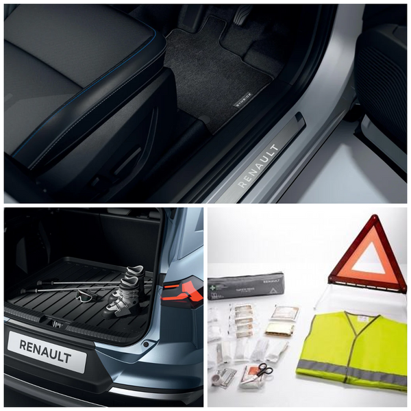 Renault Symbioz Premium Floor & Boots Mats Bundle with First Aid Kit ...