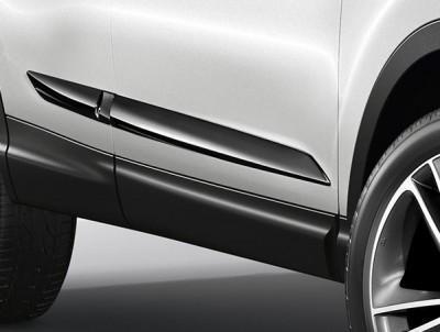 Nissan Qashqai (J11E/B) Body Side Mouldings, Painted Black | KE7604E52B