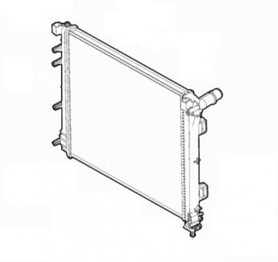 Abarth 500 (85/4U) Radiator | 51934451