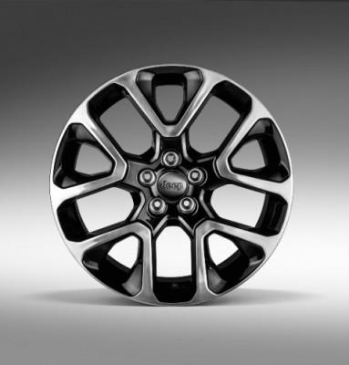 Jeep Compass (M6) Alloy Wheel 19" Gloss Black, Polished Face | K82214668