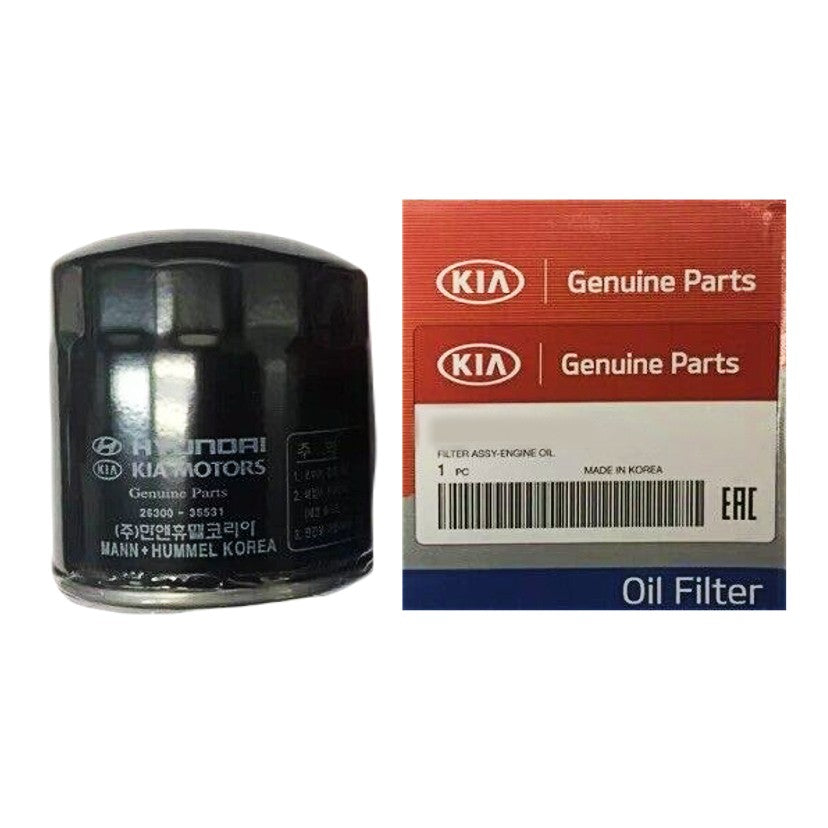 Genuine Kia Oil Filter - Sportage, Rio, Carens, Soul & Cee'd - Petrol ...