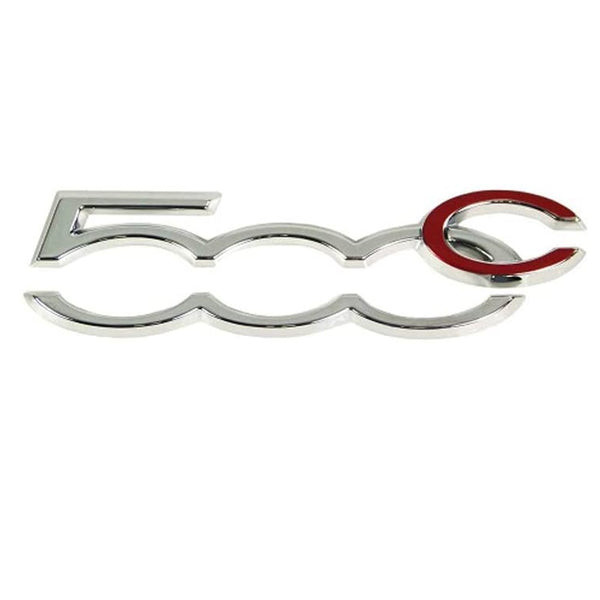 Genuine Fiat 500 - Badge "500c", Silver | 735596617