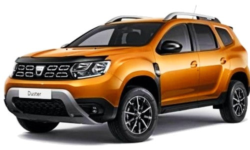 Dacia Duster 2 - Sport Pack ( Hood Deflector + Door Mirrors Caps) - Black | 8201702565