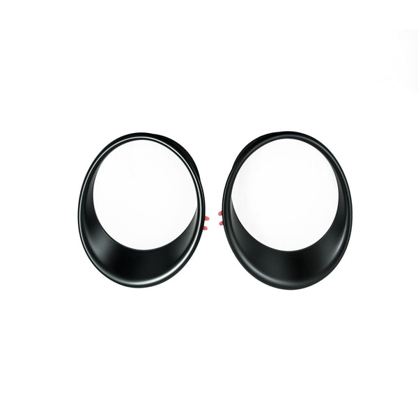 Nissan Juke Matte Black Headlamp Finishers w/o HL Washer | KE610BV260BM