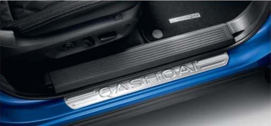 Nissan Front Door Entry Guards with Qashqai 2021 Logo, Non-Illuminated ...